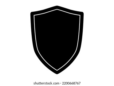 Simple Filled Heater Shield Icon Stock Vector (Royalty Free) 2200668767 ...