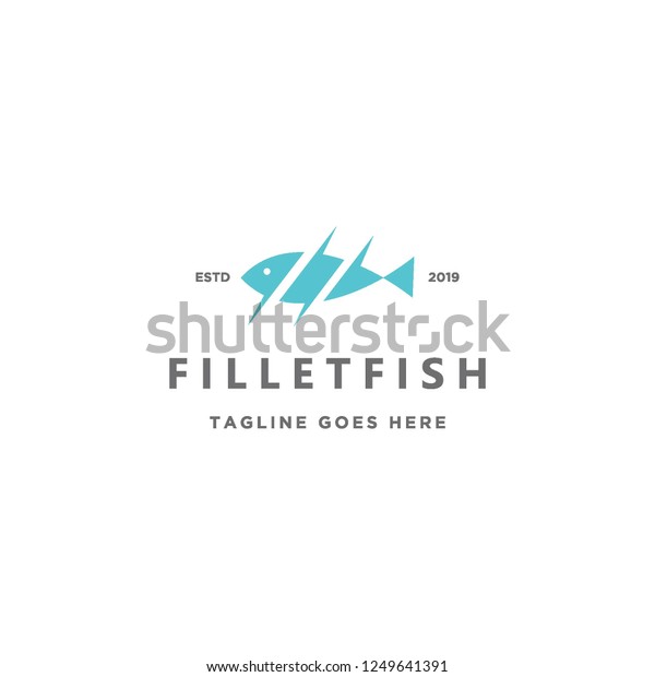 Simple Fillet Fish Logo Icon Vector Stock Vector (Royalty Free ...