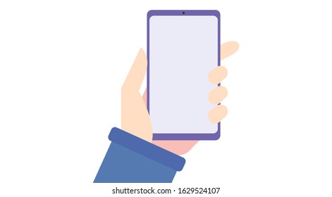 Simple Flat Illustration Hand Sign Animation Stock Vector (Royalty Free ...