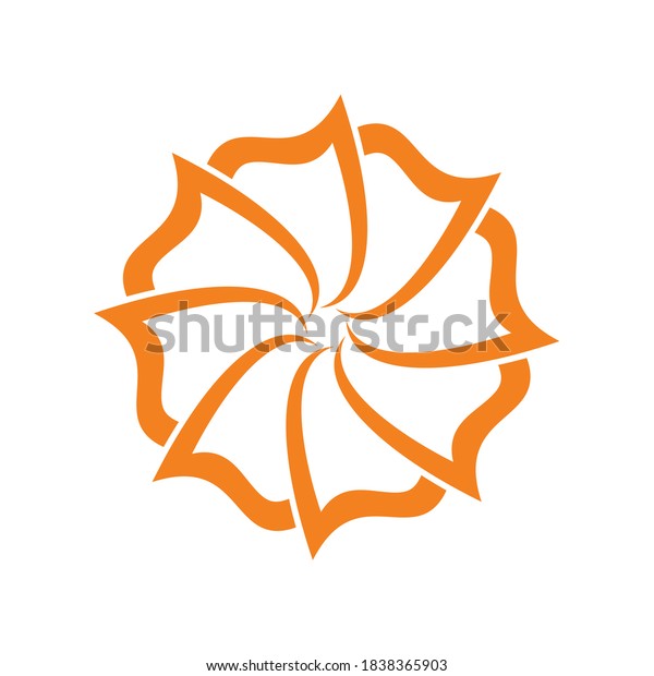 Simple Flower Logo Design Vector Inspiration Stock Vector (Royalty Free ...