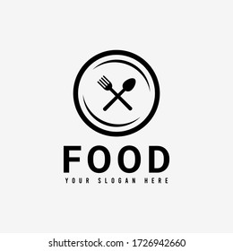 Simple Food Logo Vector Concept Stock Vector (Royalty Free) 1726942660 ...