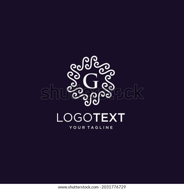 Simple G Logo Design Identity Template Stock Vector (Royalty Free ...