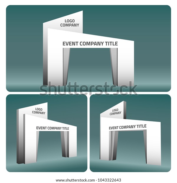 Simple Gate Entrance Abstract Style Vector Stock Vector (Royalty Free ...
