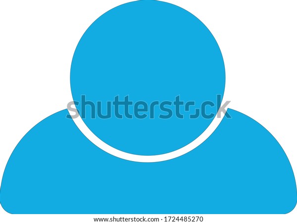 Simple Generic Person Icon Classic Minimal Stock Vector (Royalty Free ...