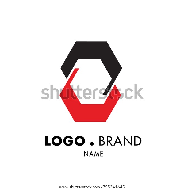 Simple Geometric Corporate Logo Design Stock Vector (Royalty Free ...