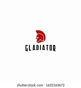 Simple Gladiator Logo Visible Side Stock Vector (Royalty Free ...