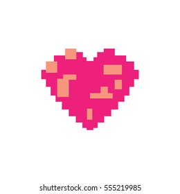 Pixel Art Rainbow Diamond Stock Vector (Royalty Free) 1358773391