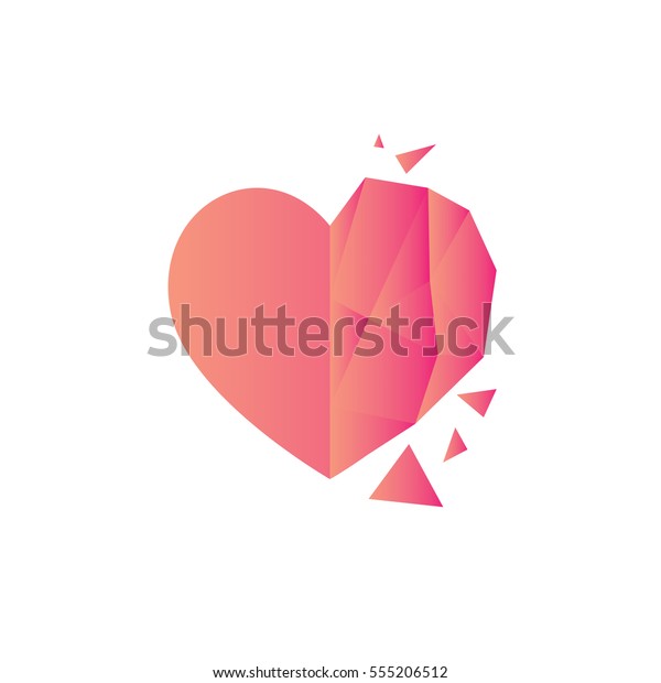 Simple Green Heart Vector Outline Graphic Stock Vector (Royalty Free ...