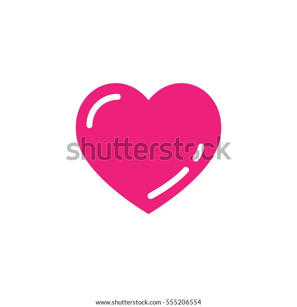 Simple Green Heart Vector Outline Graphic Stock Vector (Royalty Free ...