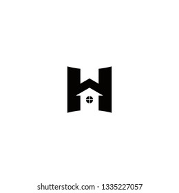 Simple H Home Logo Stock Vector (Royalty Free) 1335227057 | Shutterstock