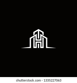 Simple H Home Logo Stock Vector (Royalty Free) 1335227063 | Shutterstock