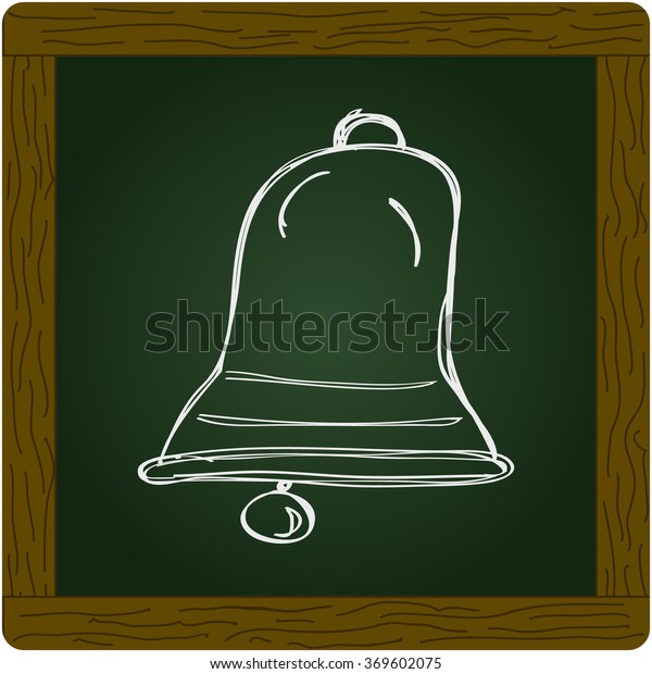 Simple Hand Drawn Doodle Bell Stock Vector (Royalty Free) 369602075 ...