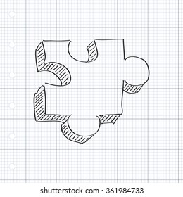 3,007 Sketch puzzle pieces Images, Stock Photos & Vectors | Shutterstock