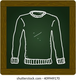Simple Hand Drawn Doodle Jumper Stock Vector (Royalty Free) 409949170 ...