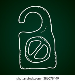 Simple Hand Drawn Doodle No Entry Stock Vector (Royalty Free) 388012708