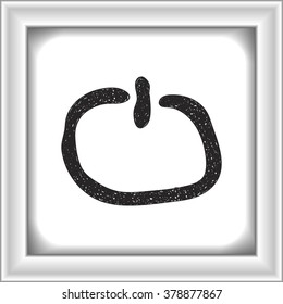 Simple Hand Drawn Doodle Standby Symbol Stock Vector (Royalty Free ...