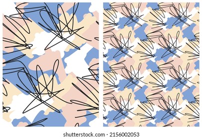 Simple Hand Drawn Irregular Spots Vector Stock Vector (Royalty Free ...