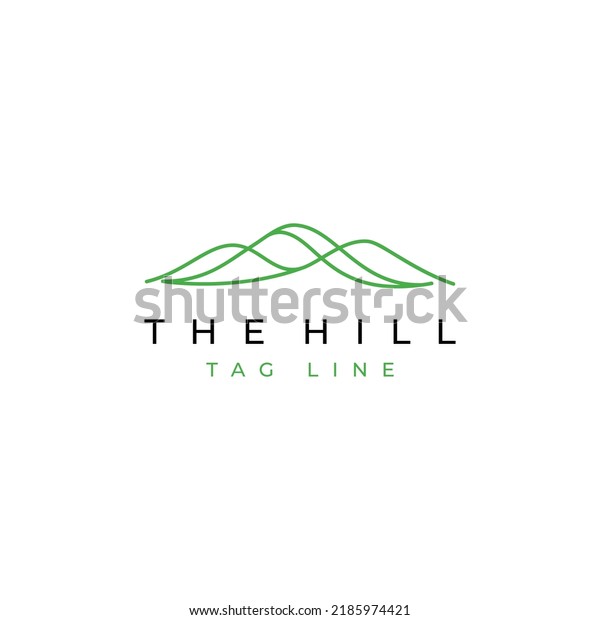 Simple Hills Valley Logo Vector Stock Vector (Royalty Free) 2185974421 ...