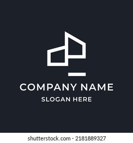 Simple Home Building Logo Design Stock Vector (Royalty Free) 2181889327 ...