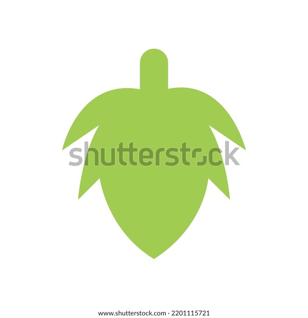 Simple Hops Icon Silhouette Stock Vector (Royalty Free) 2201115721 ...
