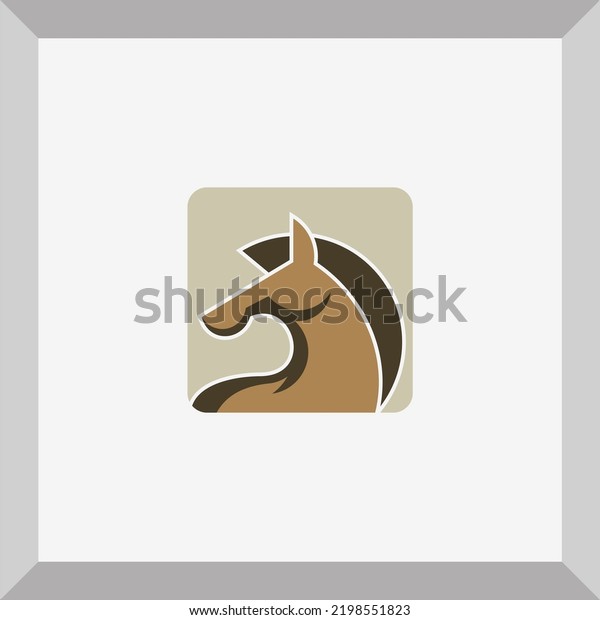 Simple Horse Logo Symbol Icon Stock Vector (Royalty Free) 2198551823 ...
