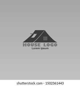 Simple House Logo Template Modern Stock Vector (Royalty Free ...
