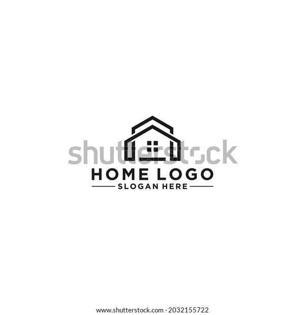 Simple House Logo That Easy Recognize Stock Vector (Royalty Free ...