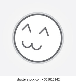 Simple Icon Emotions Stock Vector (Royalty Free) 355813142 | Shutterstock