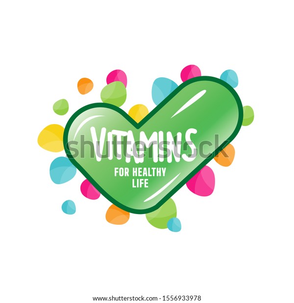 Simple Icon Logo Vitamins Logo Template Stock Vector (Royalty Free ...
