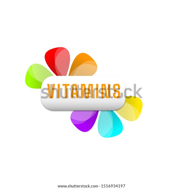 Simple Icon Logo Vitamins Logo Template Stock Vector (Royalty Free ...