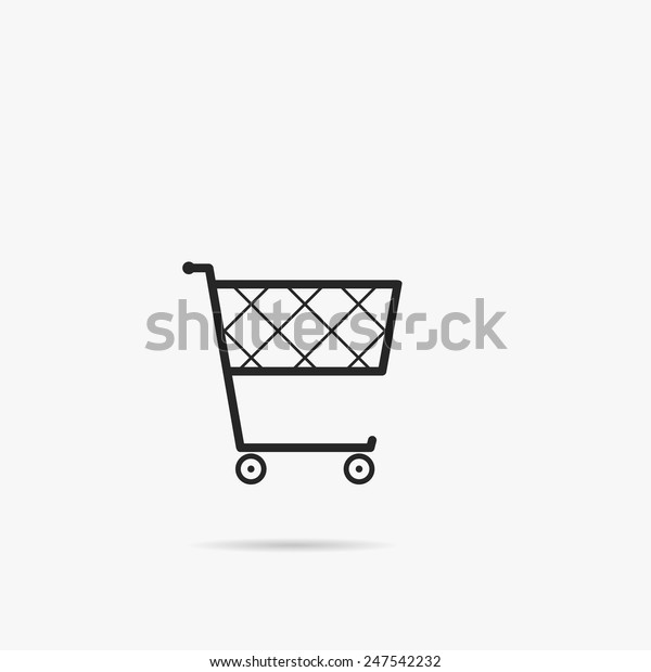 Simple Icon Shopping Carts Stock Vector (Royalty Free) 247542232 ...