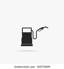 Simple Icons Gas Station Stock Vector (Royalty Free) 250770499 ...