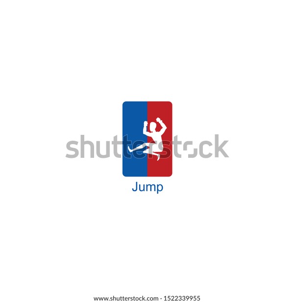 Simple Icons People Jumping Stock Vector (Royalty Free) 1522339955 ...