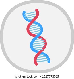 Simple Illustration Double Helix Stock Vector (Royalty Free) 1527773765 ...