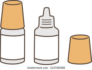 Simple Illustration Eye Drops Stock Vector (Royalty Free) 2137583585 ...