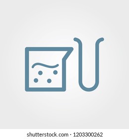 Simple Illustration Laboratory Icon Stock Vector (Royalty Free ...