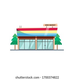 Simple Illustration Mini Market Vector Stock Vector (Royalty Free ...