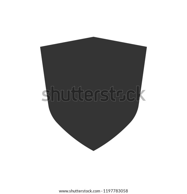 Simple Illustration Sheild Icon Stock Vector (Royalty Free) 1197783058 ...