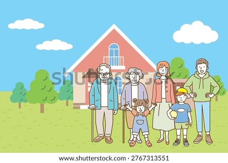 Nuclear Family Drawing | Free download on ClipArtMag