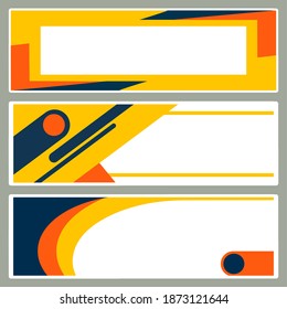 Simple Infographic Background Design Concept Three Stock Vector ...