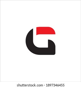 Simple Initial Logo Alphabet Letter G Stock Vector (Royalty Free ...