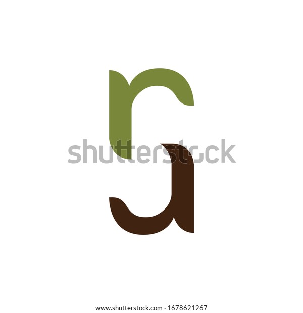 Simple Initial Logo Letter Double R Stock Vector (Royalty Free) 1678621267