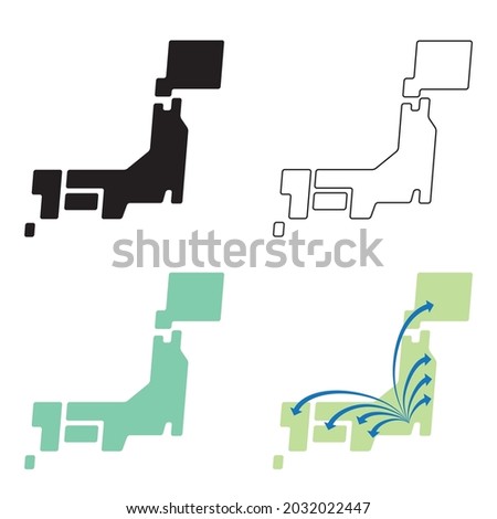Japan Map Drawing | Free download on ClipArtMag