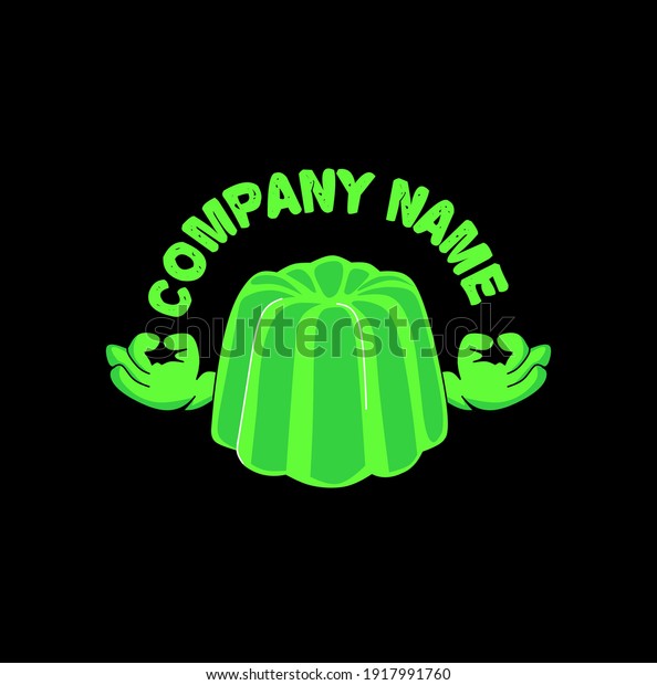 Simple Jelly Logo Design Stock Vector (Royalty Free) 1917991760 ...