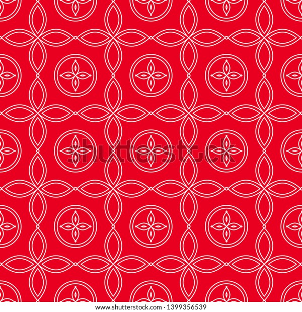 Simple Kawung Floral Batik Pattern Ikat Stock Vector (Royalty Free ...