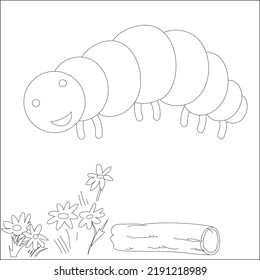 Simple Leafminer Line Art Design Stock Vector (Royalty Free) 2191218989 ...