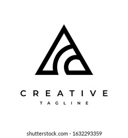 Simple Letter C Logo Design Vector Stock Vector (Royalty Free ...