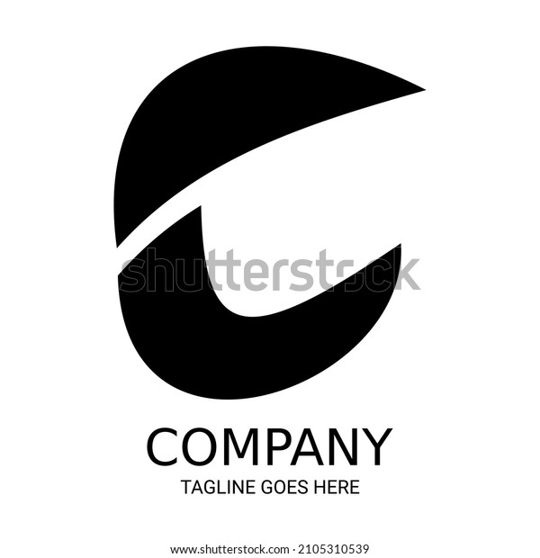 Simple Letter C Logo Design Perfect Stock Vector (Royalty Free ...