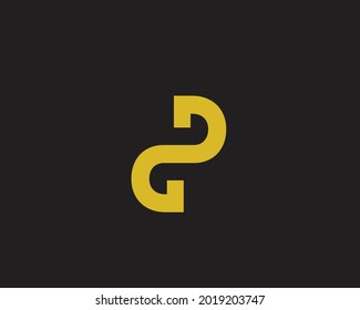 Simple Letter Dp Pd Logo Design Stock Vector (Royalty Free) 2019203747 ...