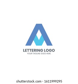 Simple Letter Logo Design Template: vector de stock (libre de regalías ...